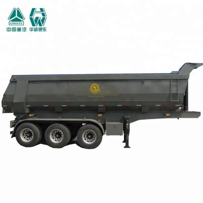 High Speed Tipper Semi Trailer Cross Section Main Stringers Structure
