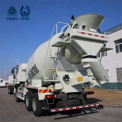 Aluminum Alloy Tank HOWO Concrete Mixer Truck Heating And Ventilating System