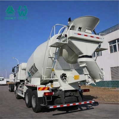 Large Self Loading Concrete Mixer Truck HC16 Heavy Reduction Drive Axle