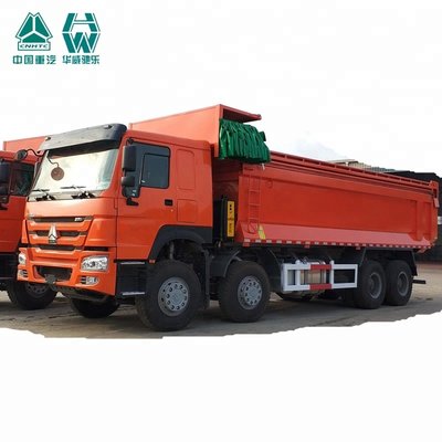 Comfortable Cabin HOWO 8x4 Dump Truck / Wider Road Coal Mine Trucks