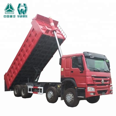 Comfortable Cabin HOWO 8x4 Dump Truck / Wider Road Coal Mine Trucks