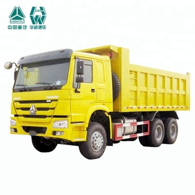 Multi Color 16 Cubic Meter Mine Dump Truck / 10 Wheel HOWO 6x4 Dump Truck
