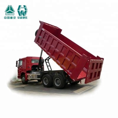 Multi Color 16 Cubic Meter Mine Dump Truck / 10 Wheel HOWO 6x4 Dump Truck