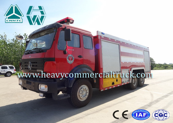 Northern Benz 10 Tons High Mobility Water Fire Truck , Fire Service Vehicles
