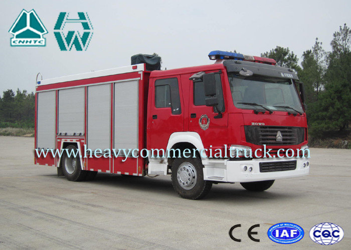 266Hp 4X2 Fire Fighting Vehicles / Fire Department Ladder Truck