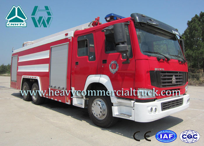 18 Meters High Spraying Fire Engine Truck With Telescoping Combination Boom