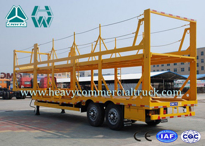 Light Weight Car Carrier Semi Trailer Hydraulic Lifting Vehicle Hauling Trailers