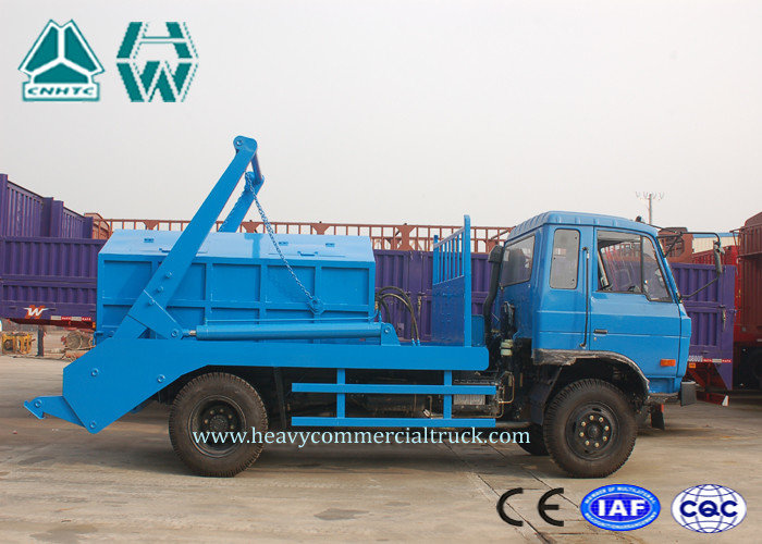 Multi Functional 4 X 2 Swing Arm Garbage Compactor Trucks Sinotruk