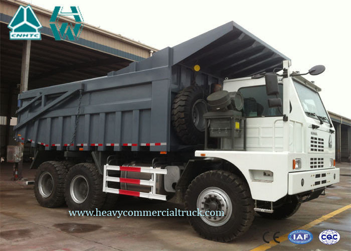 White Howo 6X4 High Efficiency Mining Dump Truck Front Tipping 371 HP