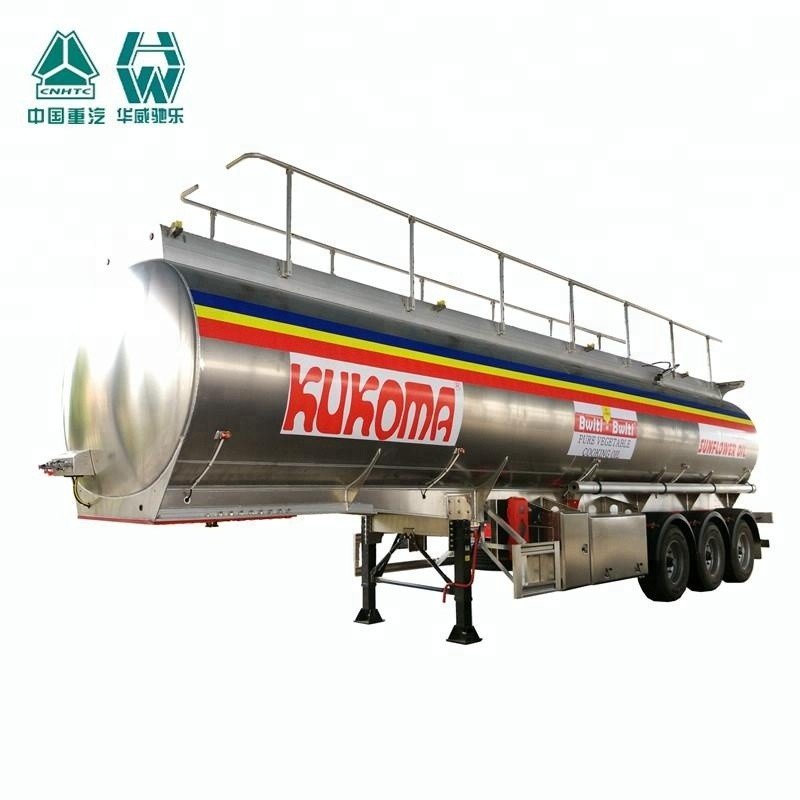 Semi Triple Axle Trailer / Multichannel Stainless Steel Tank Trailer