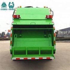 Stainless Steel Garbage Compactor Trucks For Street Daily Rubbish Collecting