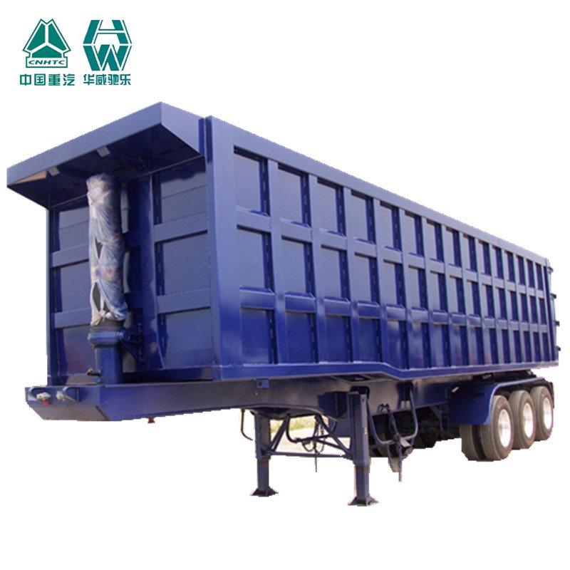 High Performance Tipper Semi Trailer With Arc Welding Throughout Beams