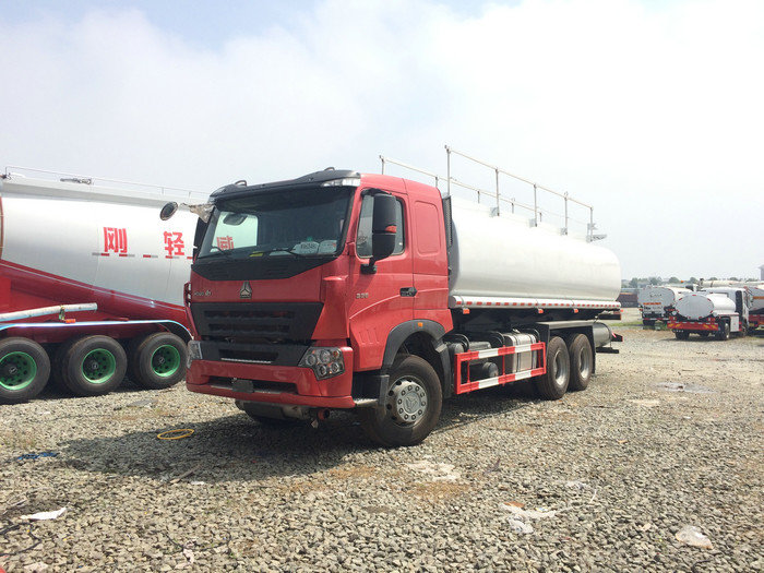 Manual Transmission Fuel Truck Trailer / 3 Axle Trailer 15001 - 30000L