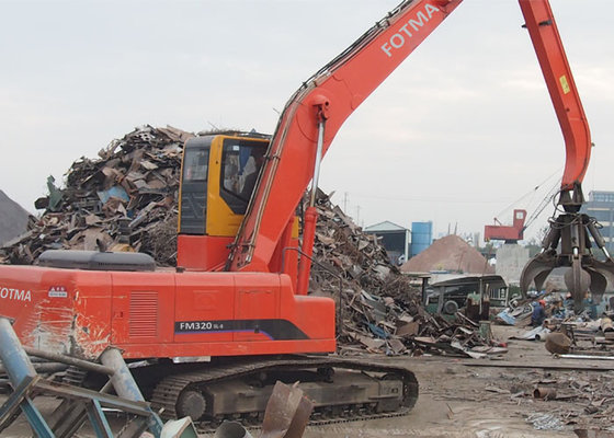 China Electric Crawl Grabbing Scrap Handler Material Handling Vehicles For Steel Mills supplier