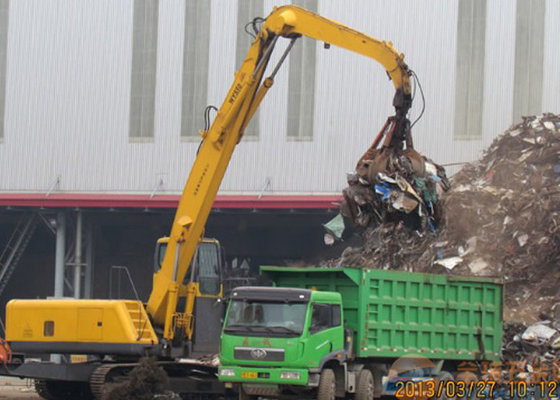 China Professional Waste Material Handler Machinery / Material Handling Crane supplier