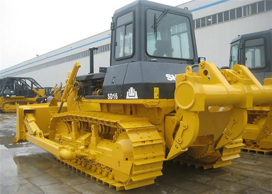 Shantui Bulldozer 160 hp 17 Ton Operating Weight 120kw With Shangchai / Weichai Engine supplier