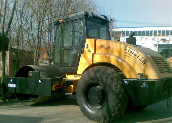 Full Hydraulic Double Drive Single Drum Vibratory Road Roller Machine 10000 Kg Weight With Cummins Engine supplier