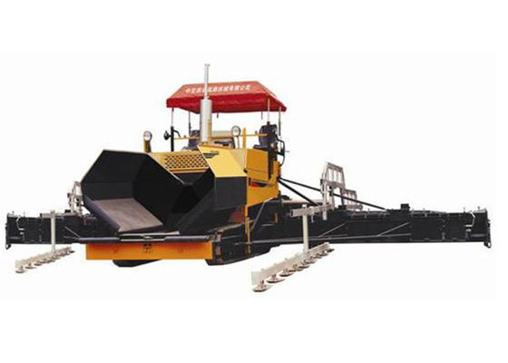 14 Ton Crawler Asphalt Paver Machine , Road Making Equipment 0-18 m/min Paving Speed supplier