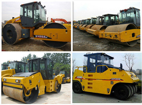 Static Asphalt Tyre Road Roller Machine , 26000 Kg Weight Road Construction Machine supplier