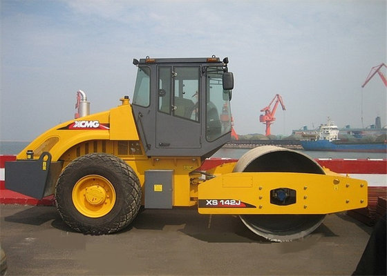 Mechanical Single Drum Vibratory Roller Compactor With PERMCO Hydraulic System supplier