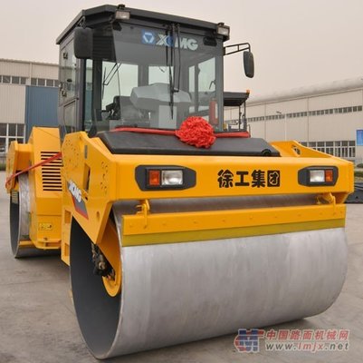 Professional Hydraulic Double Drum Road Roller Machine Operating Weight 8 Ton supplier