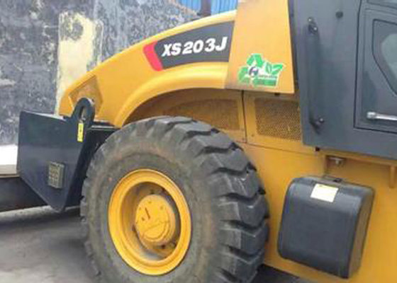 Mechanical Control 20 Ton Single Drum Vibratory Compactor 40ft HQ Container supplier