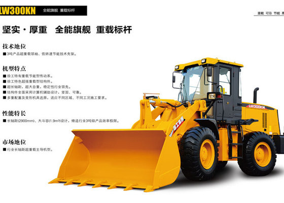 3000kg Rated Load Front End Wheel Loaders 1.8 m3 Bucket Capacity Operating Weight 10600kg supplier