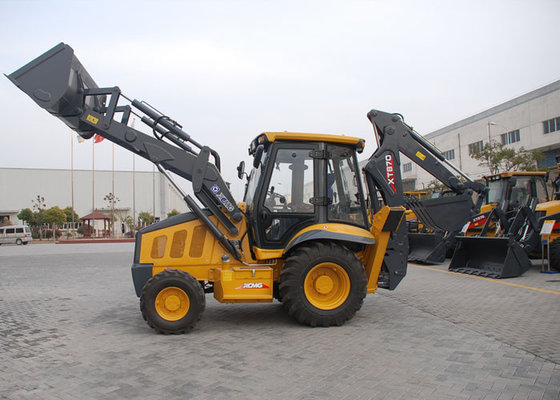 1.2 CBM Front Bucket Tractor Loader Backhoe , 4 In 1 Bucket Heavy Equipment Backhoe supplier