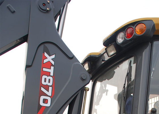 1.2 CBM Front Bucket Tractor Loader Backhoe , 4 In 1 Bucket Heavy Equipment Backhoe supplier