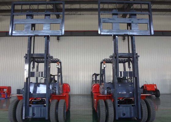 High Performance Space Adjustable 8 Tonne Heavy Duty 4 Wheel Forklifts With Side Shift supplier