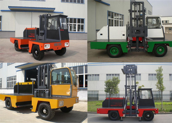 2000kg Lifting Capacity Electric Side Loader Forklift Mast Height 3.5 Meter supplier