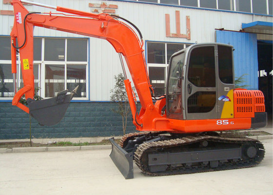 Rubber Tire Compact Wheel Excavator Machinery , Construction Excavator supplier