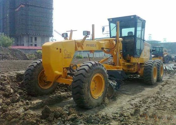 Diesel Hydraulic Construction Grader Machine With Front Blade Rear Ripper supplier