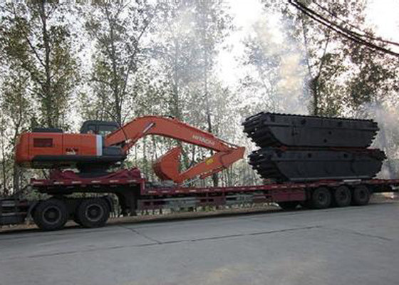 High Efficiency Swamp Equipment Long Reach Excavator Engine Power 133kw supplier