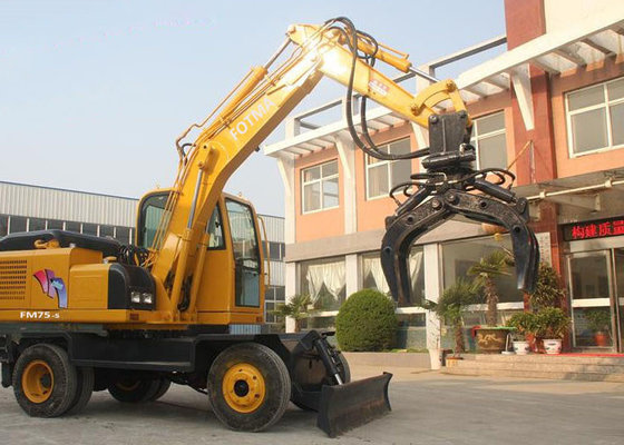 Wheeled Material Handler Scrap Metal Handling Equipment 118kw Engine Power supplier