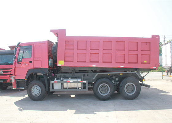 371HP Engine Three Axle Dump Truck 10 Wheels LHD / RHD Steering 12.00R20 Tire