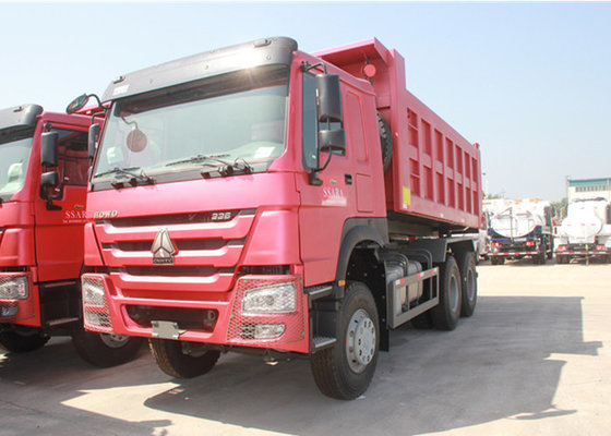 371HP Engine Three Axle Dump Truck 10 Wheels LHD / RHD Steering 12.00R20 Tire