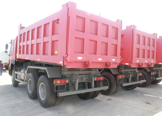 371HP Engine Three Axle Dump Truck 10 Wheels LHD / RHD Steering 12.00R20 Tire