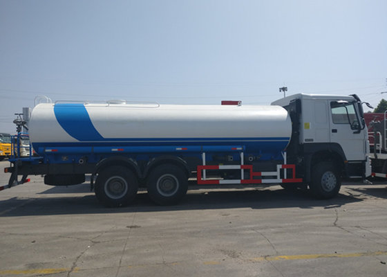 HOWO76 Cab 18 CBM Heavy Duty Water Truck 371 Horse Power EUROII Emission