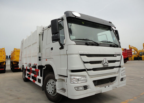 Single Sleeper Compression Garbage Truck 5.5m³ Body Volumes 6 Tires