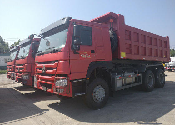 LHD / RHD Steering Heavy Dump Truck 6x4 Driving Type Manual Transmission