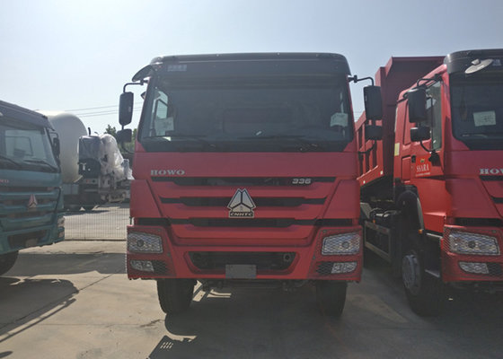 Tri camion à benne basculante tout neuf d'axe, camion à benne basculante hydraulique avec la transmission manuelle