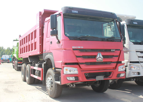 Heavy Sinotruk Howo 6x4 Dump Truck , Euro 2 Emission 10 Wheeler Dump Truck
