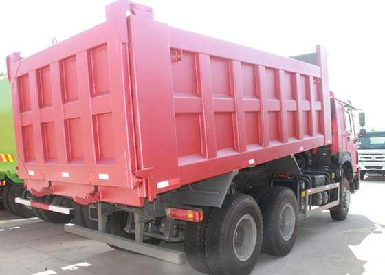 Heavy Sinotruk Howo 6x4 Dump Truck , Euro 2 Emission 10 Wheeler Dump Truck