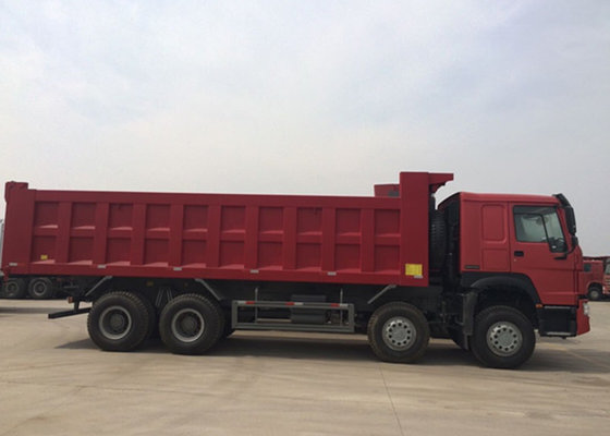 25CBM Heavy Dump Truck 12 Wheels Front Lifting System RHD Steering