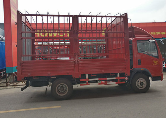 4x2 Stake Light Duty Trucks For Animal Transport 84HP Engine 6 Wheels