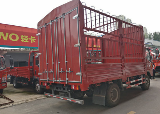 4x2 Stake Light Duty Trucks For Animal Transport 84HP Engine 6 Wheels