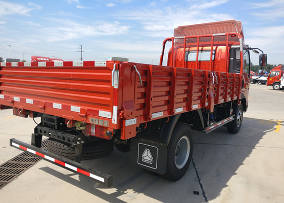 2 Axles Sinotruk Howo Cargo Truck , Professional 4x2 Light And Medium Duty Trucks