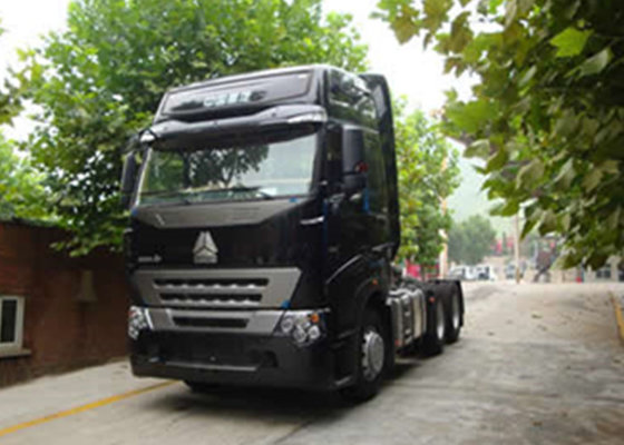 50 Ton Howo A7 Tractor Head , Tri Axle Truck Tractor With A7-G Luxury Cabin