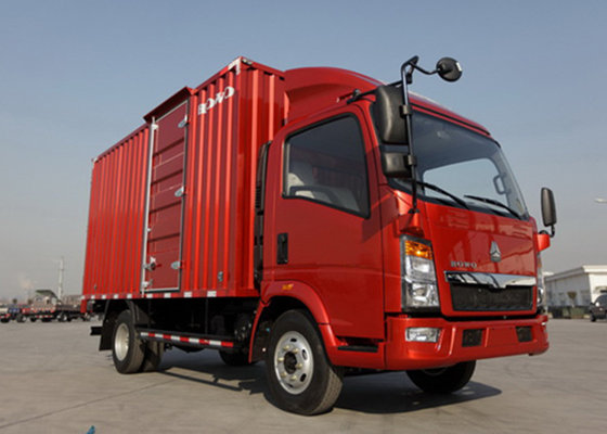 Left Hand Driving 5T Commercial Box Truck 84HP Diesel Engine LHD Steering